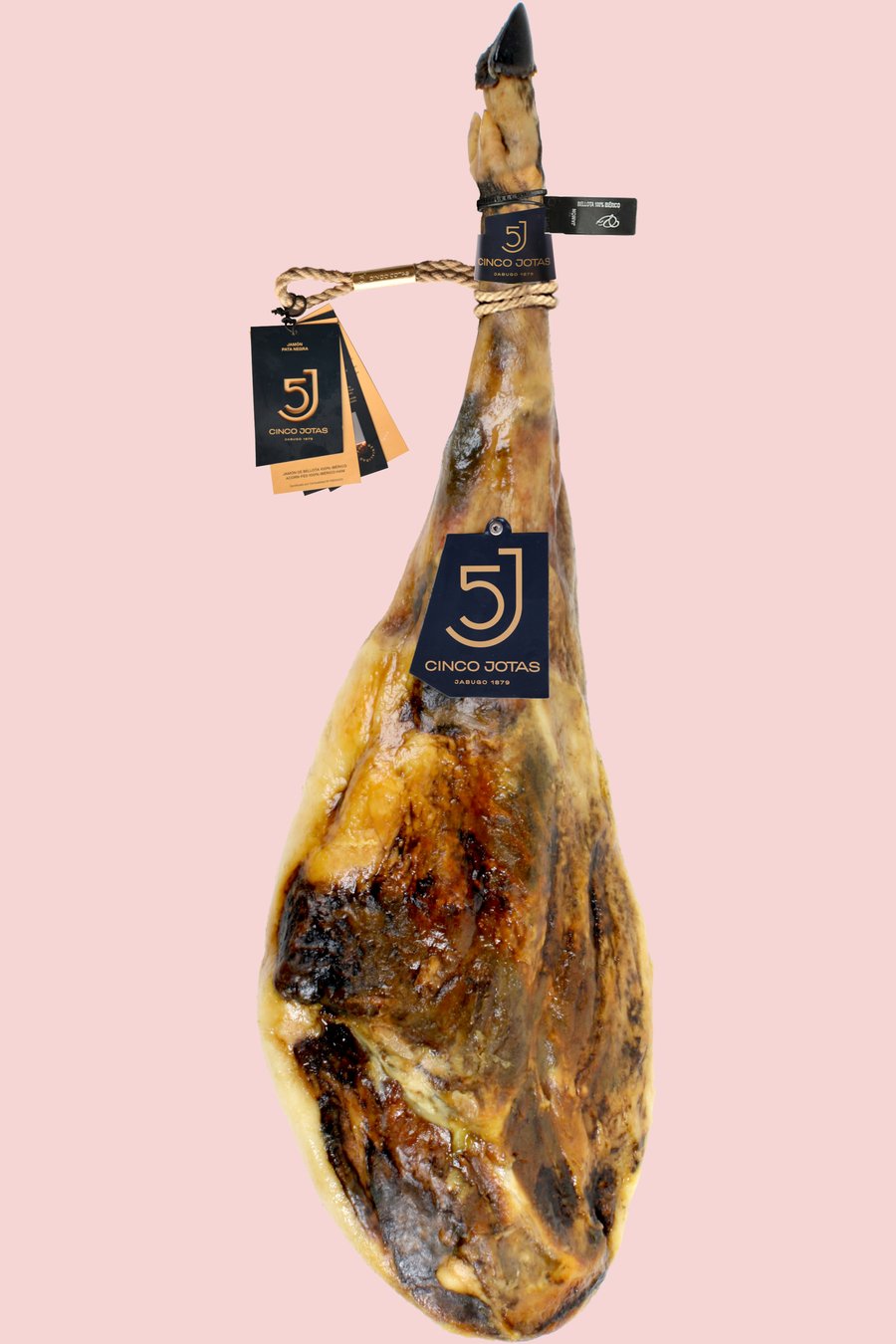 Jamon 5J Cinco Jotas Ham, Iberico Bellota Pata Negra - 5J IberGour ...